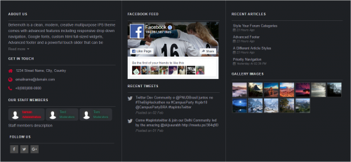 Advanced Footer - IPS Community Suite 4.1 - WebFlake
