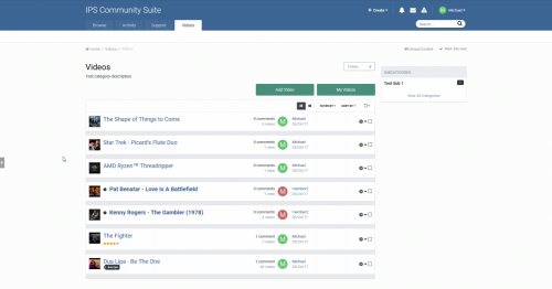 Videos - IPS Community Suite 4.2 - WebFlake