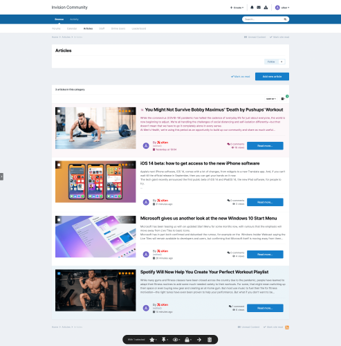 (aXen) Article System in Pages - Applications and Plugins - WebFlake